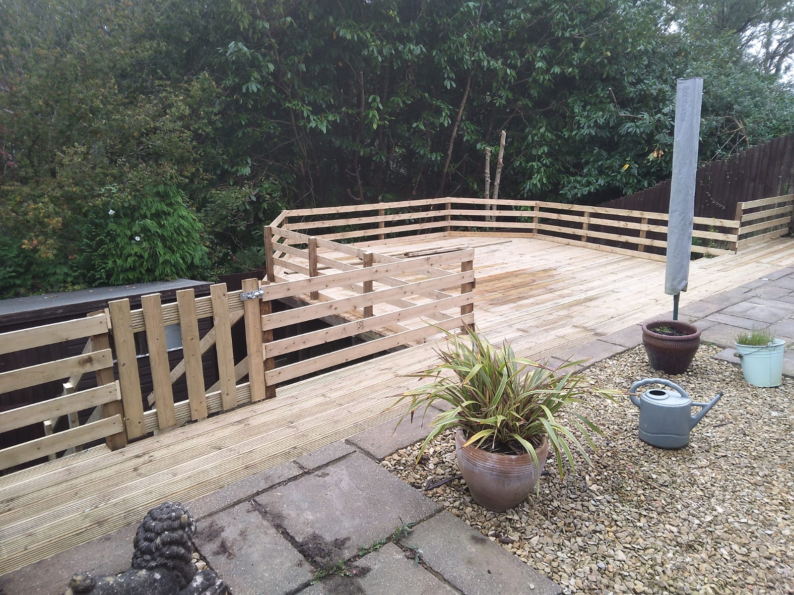 Timber Decking Construction Bridgend - F J Tree and landscapes 🌳